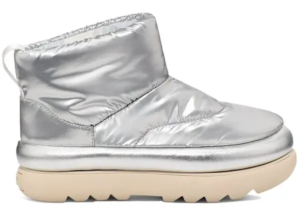 UGG Classic Maxi Mini Boots - Metallic Silver