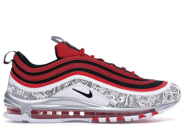 Nike Max 97 Jayson Tatum Sneakers - Red/silver/black