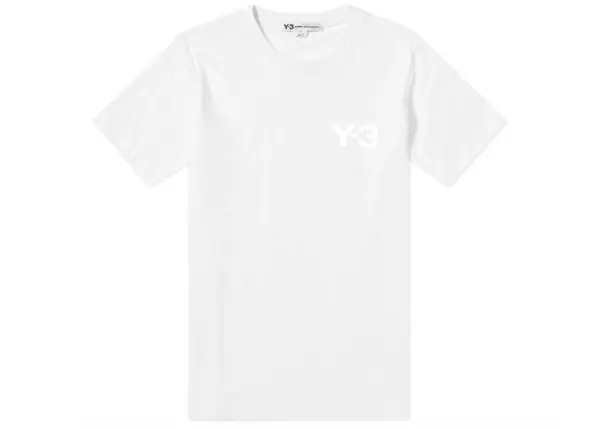 Adidas Y3 Logo Tee Shirt - White