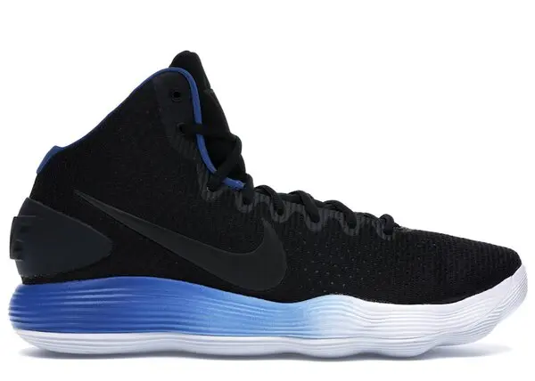 Nike Hyperdunk 2017 Sneakers - Black/metallic Silver/game Royal