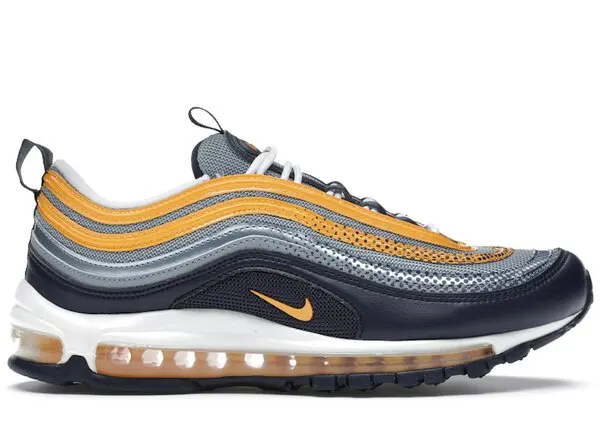 Nike Air Max 97 Sneakers - Midnight Navy Blue/laser Orange/obsidian Mist