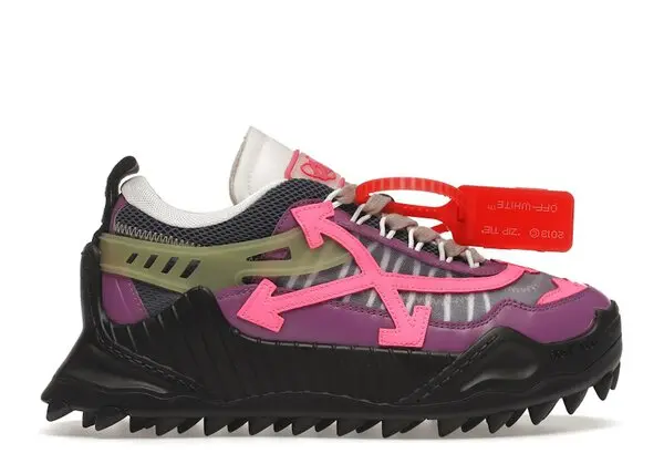 Off-White Odsy-1000 Sneakers - Black/purple