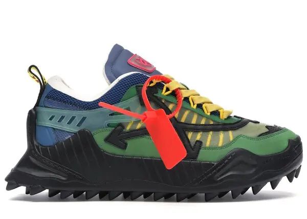 Off-White Odsy-1000 Sneakers - Black/blue/green