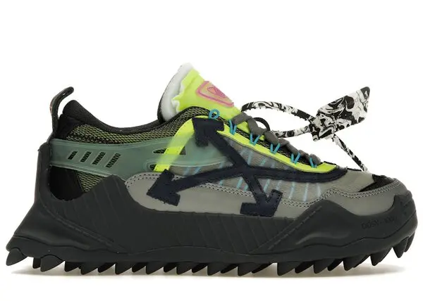 Off-White Odsy-1000 Sneakers - Grey/black/lime