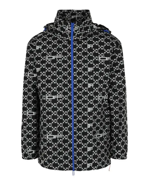 Off-White Allover Monogram Windbreaker Jacket