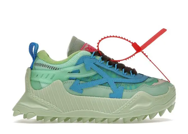 Off-White Odsy 1000 Sneakers - Green/blue