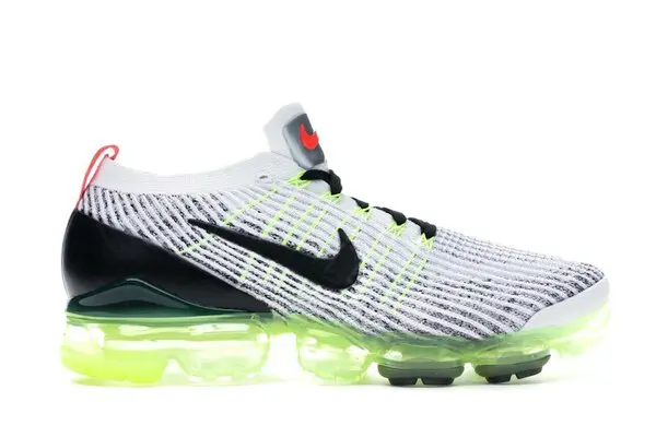 Nike Air Vapormax Flyknit 3 - White/black/volt