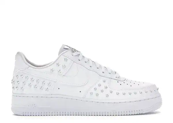新品！NIKE WMNS AIR FORCE 1 07 LOW STUDDED Nike Force 1 Low '07 Xx Studded Sneakers - White | Editorialist
