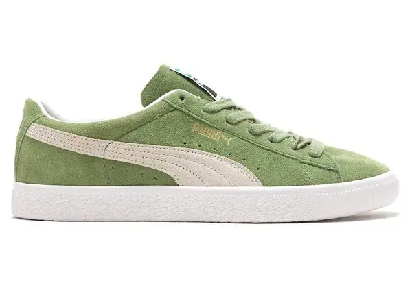 PUMA Suede Vintage Sneakers - Dill/vaporous Gray/white