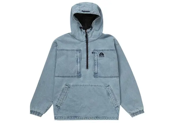 Supreme Nike Acg Denim Pullover - Washed Blue