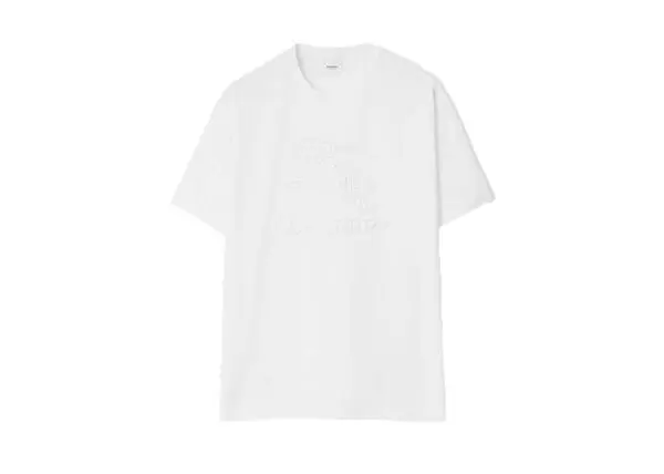 Burberry Ekd Cotton T-shirt - White