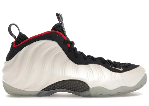 Nike Air Foamposite One Olympic Sneakers - Obsidian/university Red/metallic Gold