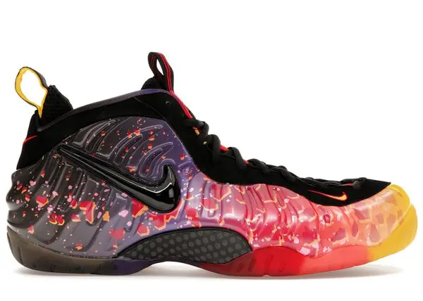 Nike Air Foamposite Pro Area 72 Asteroid Sneakers - Fire/black