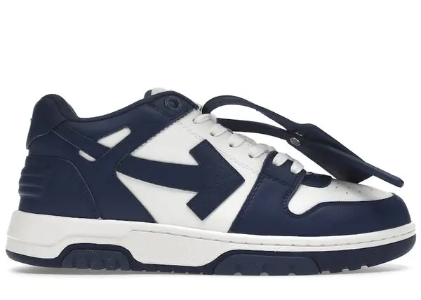 Off-White Out Of Office Ooo Low Top Sneakers - Dark Blue/white