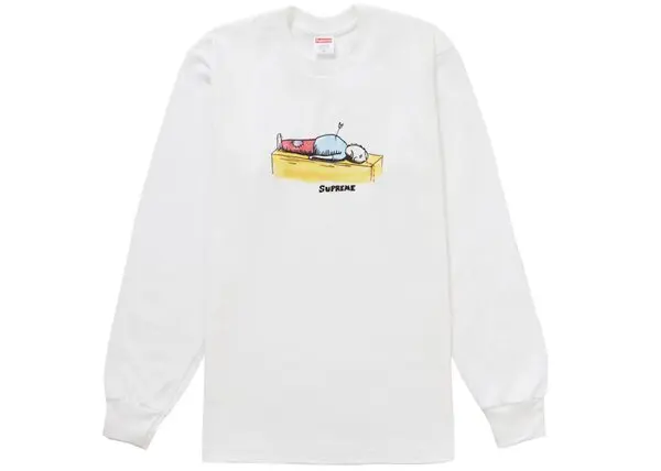 Supreme Neil Blender Arrow Long Sleeve Tee Shirt - White