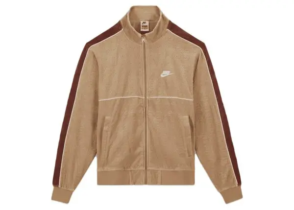 Supreme Nike Velour Track Jacket - Tan