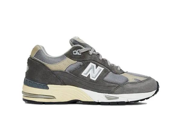 NEW BALANCE 991 Miuk 40th Anniversary Sneakers - Grey/off White