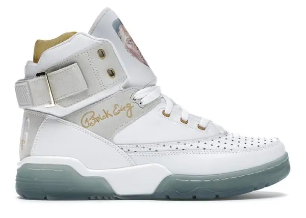 EWING ATHLETICS 33 Hi Laurens J Sneakers - White/grey/gold