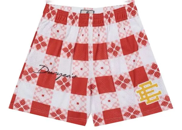 ERIC EMANUEL X Duryeas Ee Basic Short - White/red/yellow