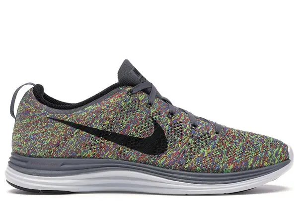 Nike Flyknit Lunar 1 - Dark Grey/black/game Royal