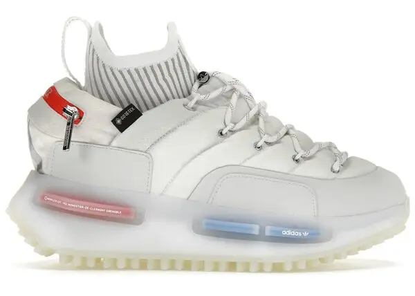 Adidas X Moncler Nmd Runner Sneakers - Core White