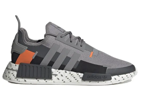 Adidas Nmd R1 Sneakers - Grey Three/team Solar Orange