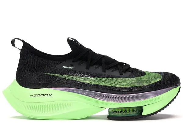 Nike Zoom Alphafly Next% Sneakers - Black/electric Green