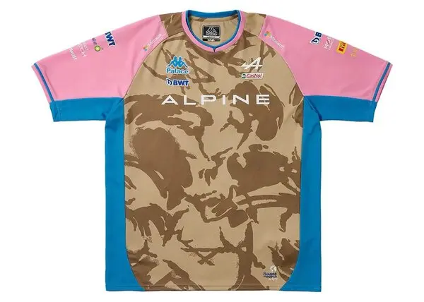 PALACE X Kappa For Alpine Driver Jersey - Desert Camo