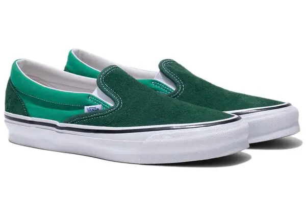 VANS Vault Og Classic Slip-on Lx Noah Greenin - Kelly/dark Forest