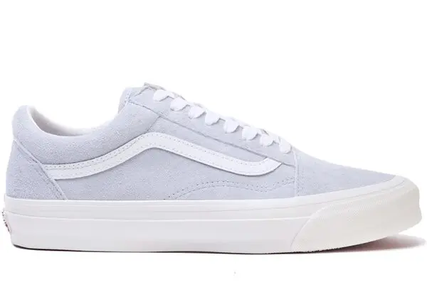 VANS Vault Og Old Skool Lx Pig Suede Sneakers - Grey Dawn/white