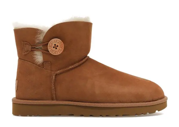 UGG Mini Bailey Button Ii Uggs - Chestnut