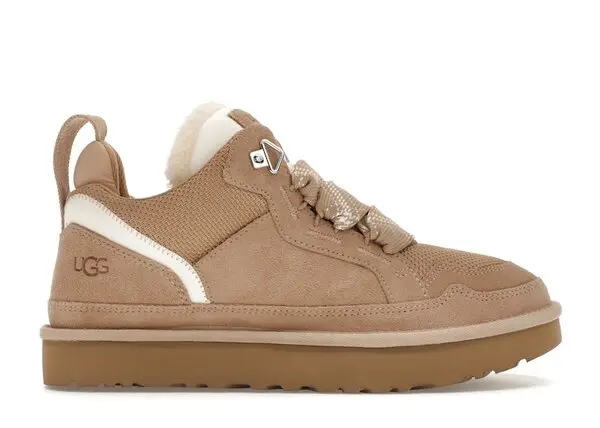 UGG Lowmel Lace Up Sneakers - Sand