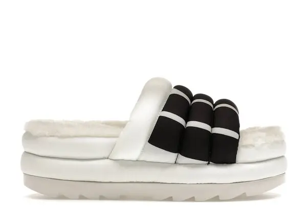 UGG Maxi Logo Slide - White