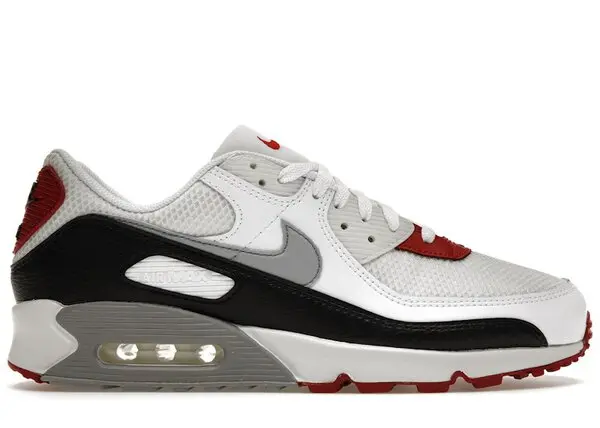 Nike Air Max 90 Sneakers - Photon Dust/varsity Red/white