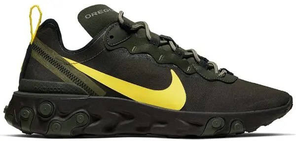 Nike React Element 55 Oregon Sneakers - Sequoia/black/medium Olive