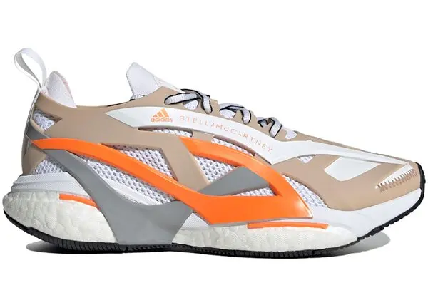 Adidas Solarglide Stella Mccartney Sneakers - Ash Pearl/cloud White/signal Orange