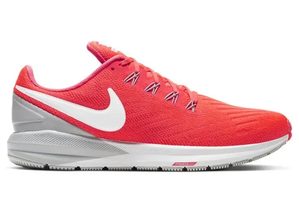 Nike Air Zoom Structure 22 - Laser Crimson/light Smoke Grey/photon Dust