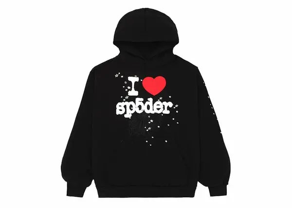 SP5DER I Heart Sp5 Souvenir Hoodie - Black