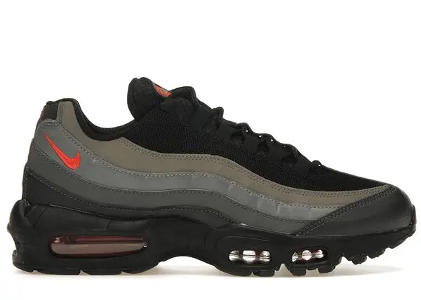 Nike Air Max 95 Reflective Sneakers - Black/grey/orange