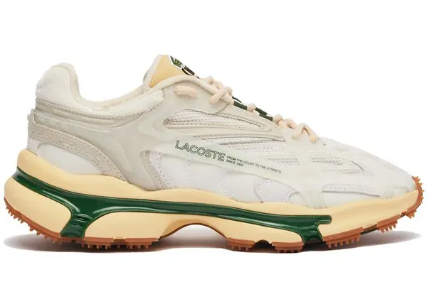 Lacoste L003 2k24 High Snobietyin Sneakers - Off White/green