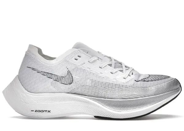 Nike Zoomx Vaporfly Next% 2 Sneakers - White/metallic Silver