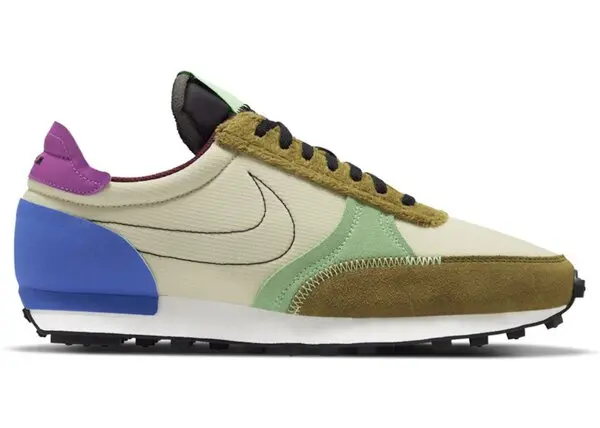 Nike Daybreak Type Sneakers - Fossil/black/illusion Green