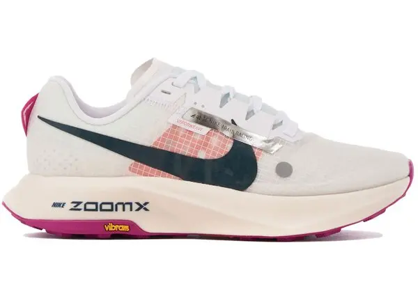 Nike Zoomx Ultrafly Trail Sneakers - White/safety Orange/vivid Grape