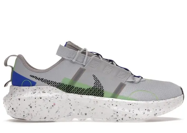 Nike Crater Impact Sneakers - Pure Platinum/black/electric Green
