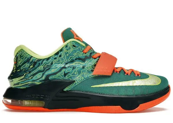 Nike Kd 7 Weatherman Sneakers - Emerald Green/metallic Silver/dark Emerald