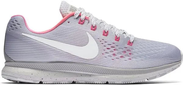 Nike Air Zoom Pegasus 34 Be True Sneakers - Pure Platinum/white/pink Blast