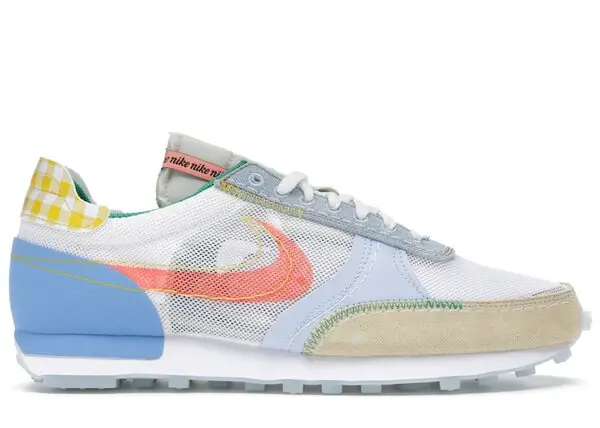 Nike Daybreak Type Sneakers - Sail/university Blue/speed Yellow
