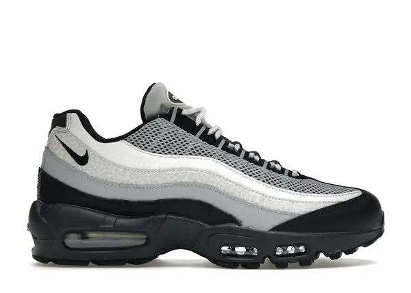 Nike Max 95 Lx Reflective Safari Sneakers - Light Smoke Grey/black/photon Dust