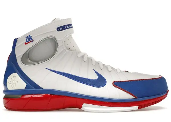 Nike Air Zoom Huarache 2k4 Nba All-star Sneakers - White/varsity Royal/varsity Red