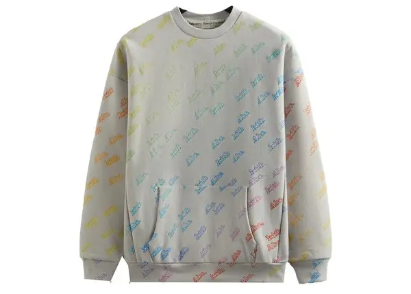 Kith Advisory Board Crystals Rainbow Print Crewneck Sweatshirt
